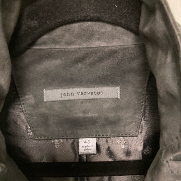 John Varvatos | Jackets & Coats | John Varvatos Collection Goat Suede ...